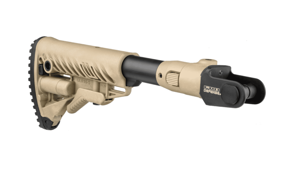 Fab Defense AKMS (underfolder) Collapsible Tactical Folding Buttstock ...