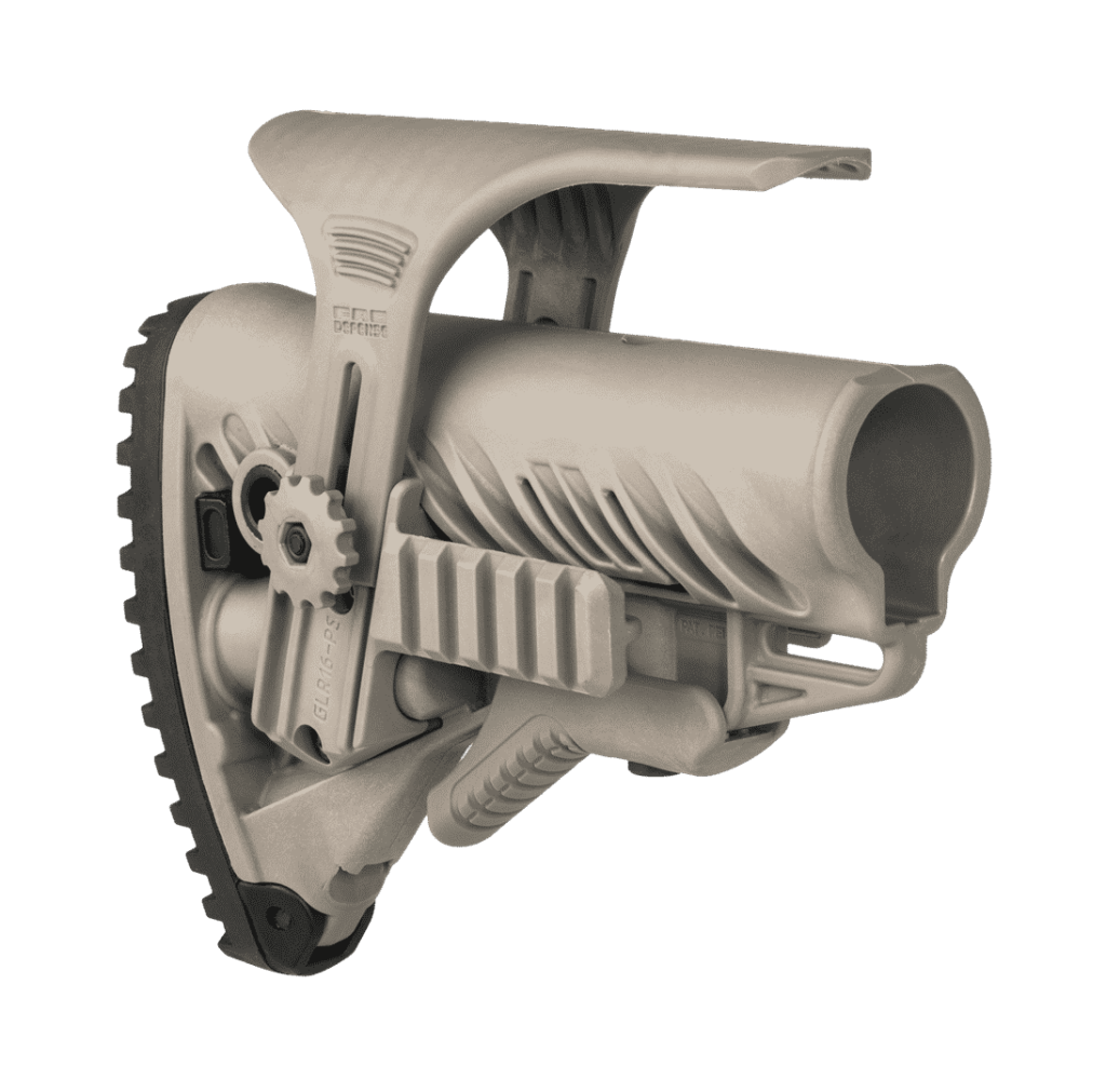 GLR-16 PCP Fab Defense M4/M16/AR15 Tactical Buttstock w/ Picatinny ...