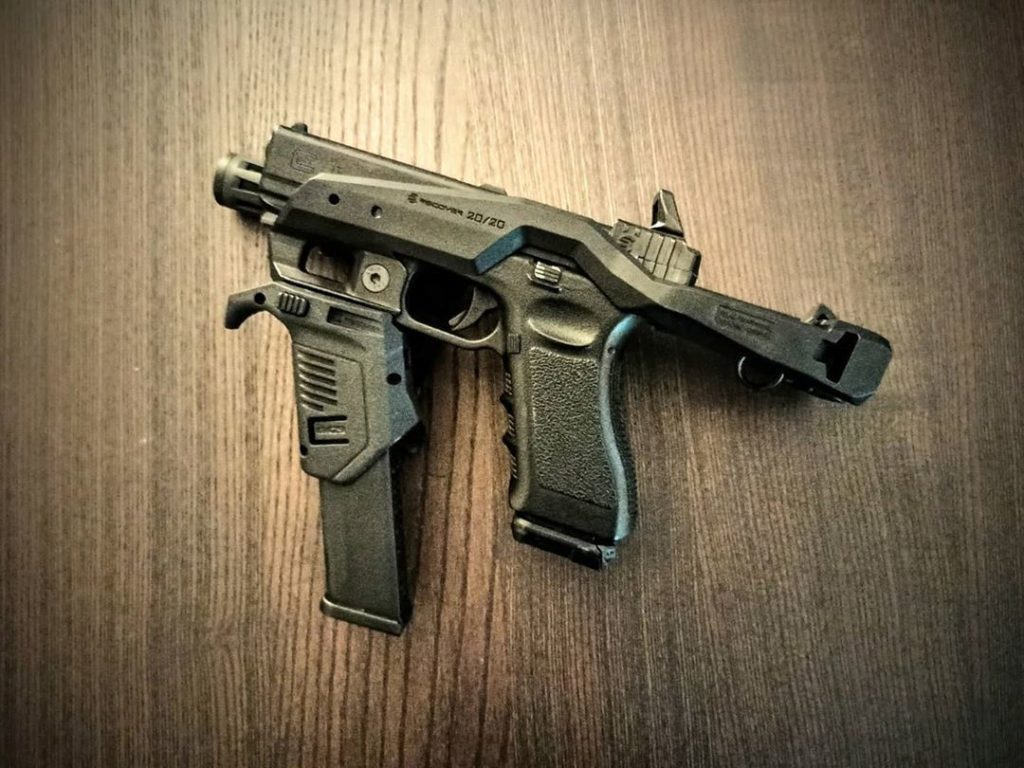 Recover Tactical MG9 Glock Magazine Holder & Angled Foregrip (Non-NFA ...