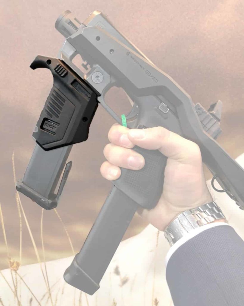 Recover Tactical MG9 Glock Magazine Holder & Angled Foregrip (Non-NFA ...